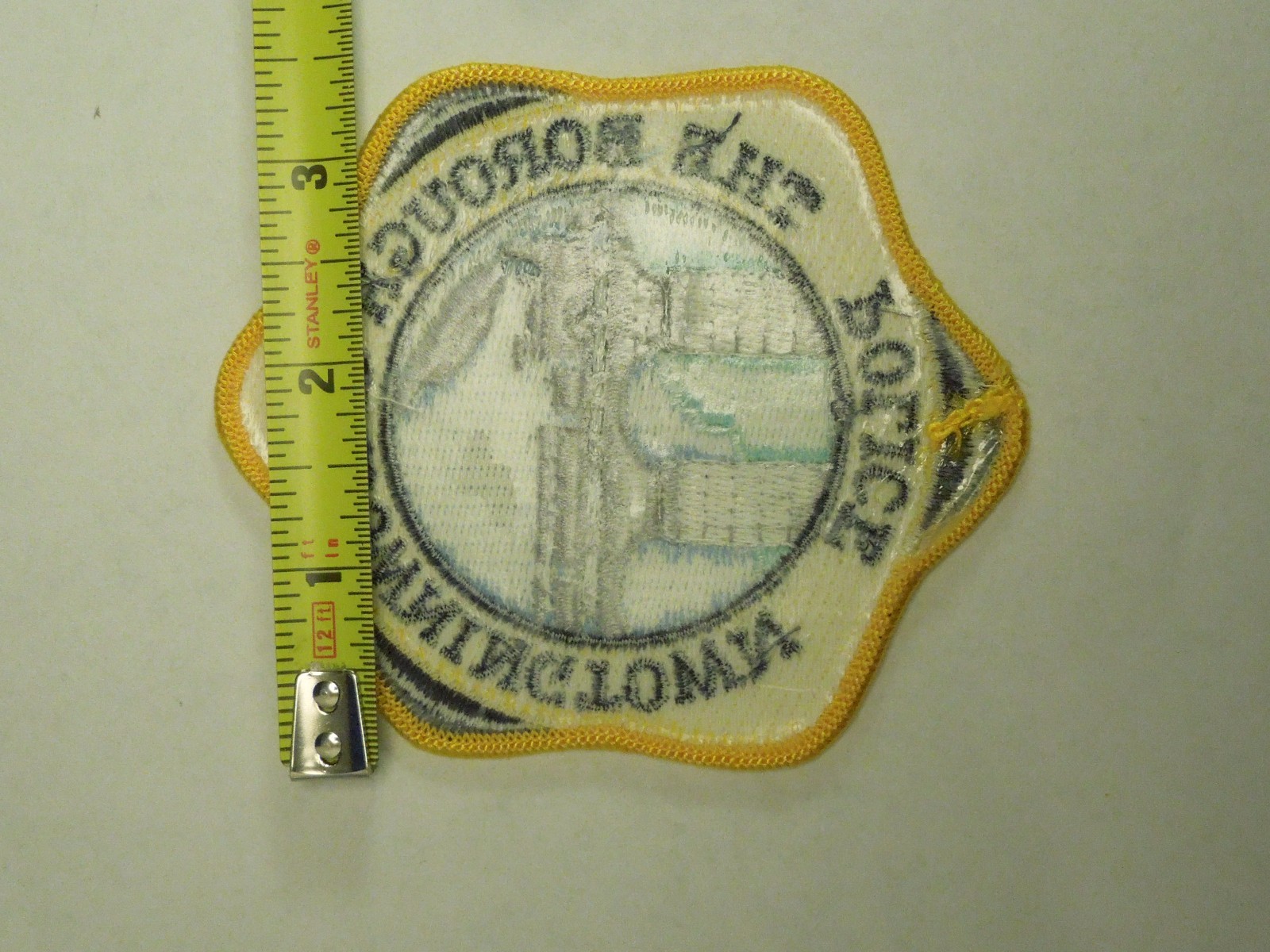 Vintage The Borough of Downingtown Police Train Railroad Iron On Patch ...