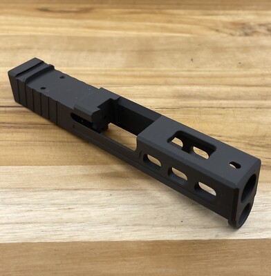 For Glock 43 43X BLACK Stripped Slide RMSc cut USA MADE | eBay
