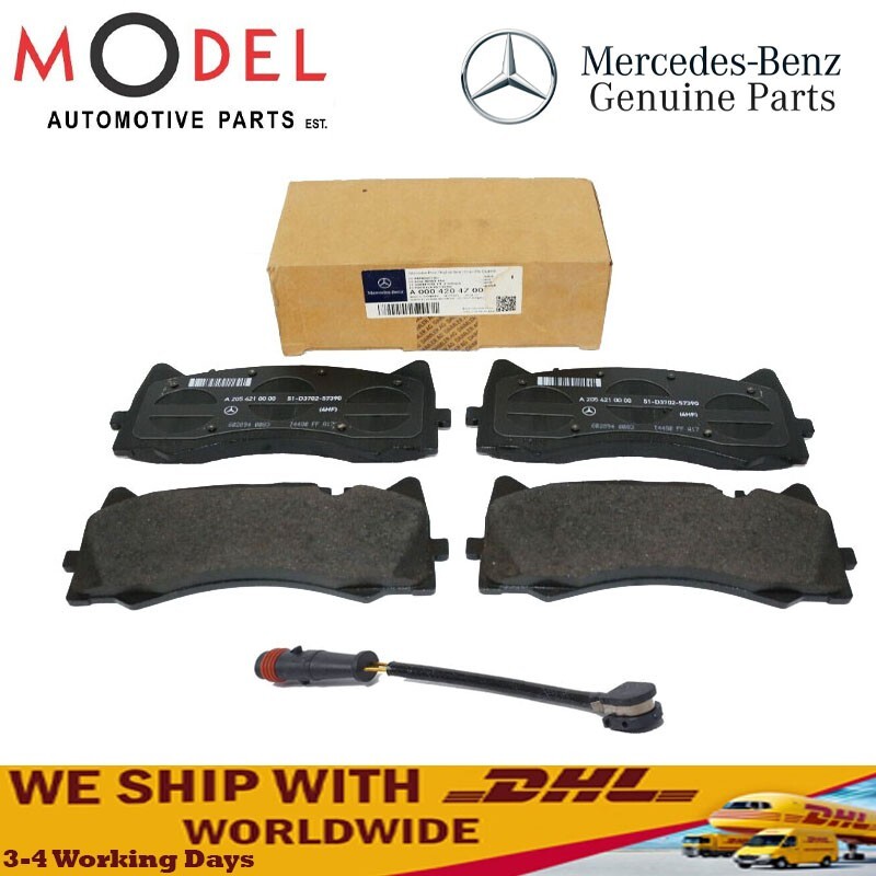 Mercedes-Benz C-class W205 Front Brake Pad Set A0004209400 Genuine for ...