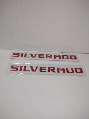Chevy Silverado sticker. Red. | eBay