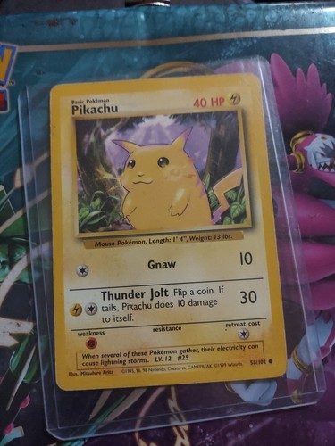 1st Edition Pikachu 58/102 Base Set Vintage 1995 Pokemon Card | eBay