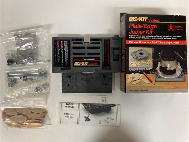 Craftsman Biskit System Plate/edge Joiner Kit for Router . 1b for sale ...