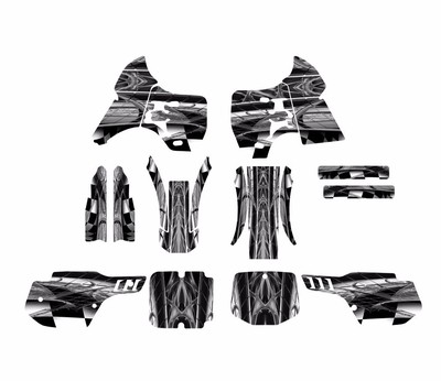 KX 500 graphics for Kawasaki 1994 - 2002 dirt bike sticker kit #2001 ...
