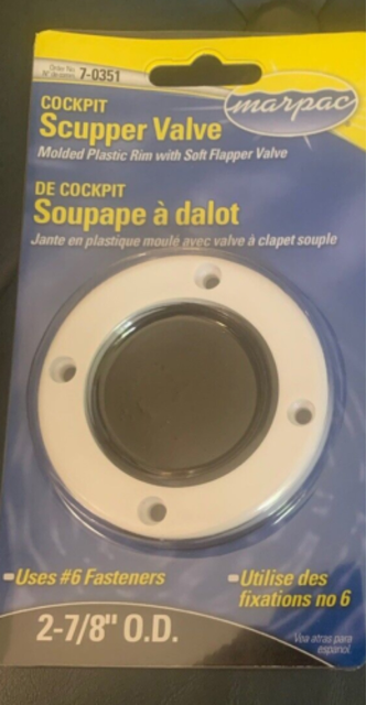 Marpac Cockpit Scupper Valve - Bt-1-70351 for sale online | eBay