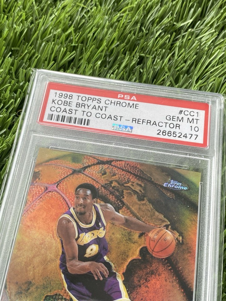 1998 Topps Chrome Kobe Bryant Coast To Coast Refractor PSA 10 | eBay
