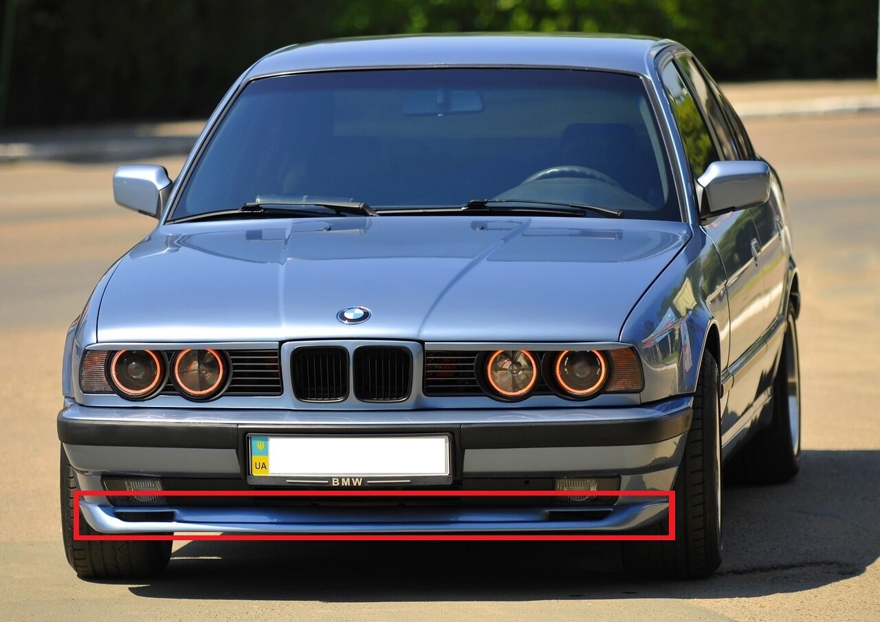 BMW E34 front lip spoiler bamper pad splitter best quality M-tech ...