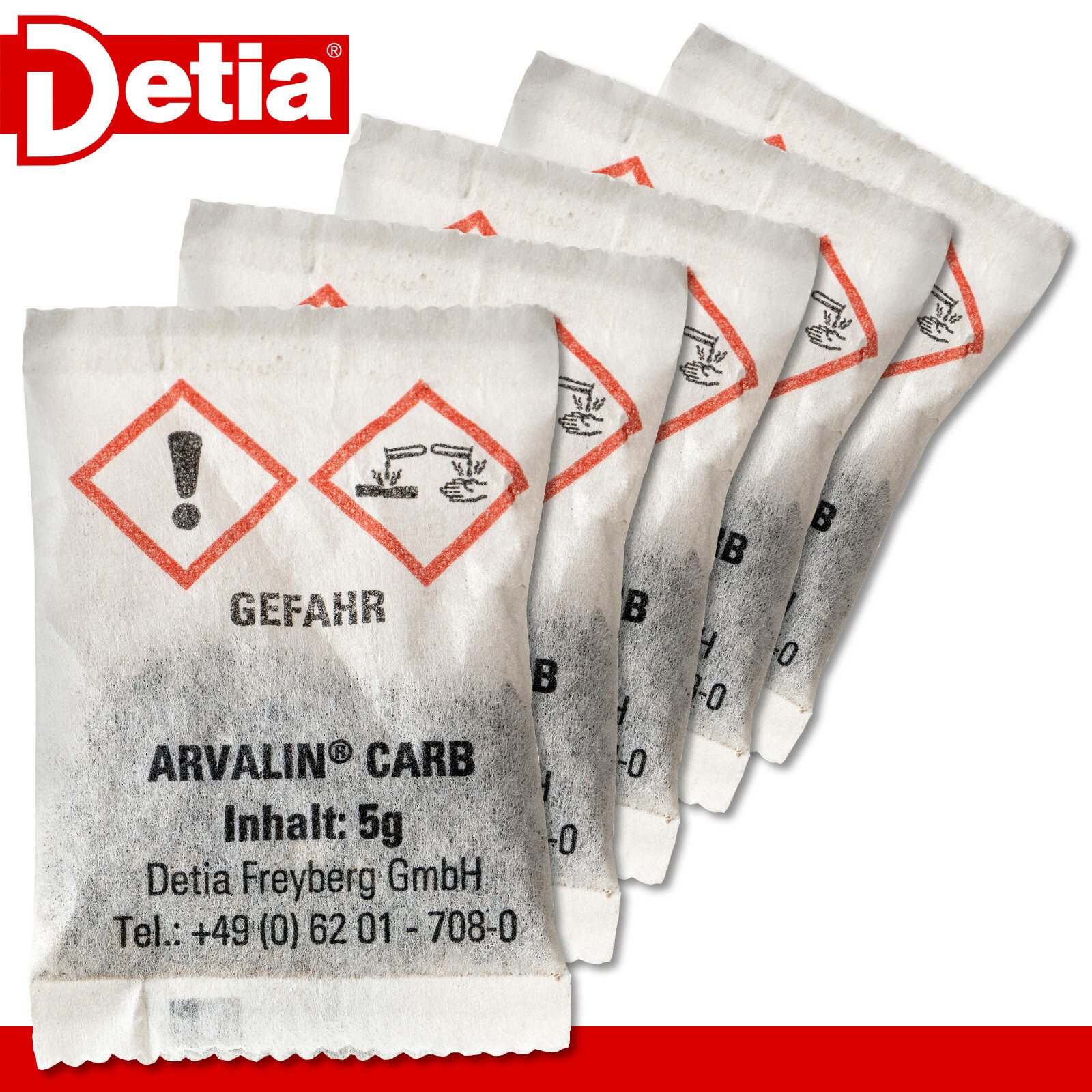 Detia 2x 250g Arvalin Carb Wühlmausgas (à 50 x 5g) Schermaus Maulwurf ...