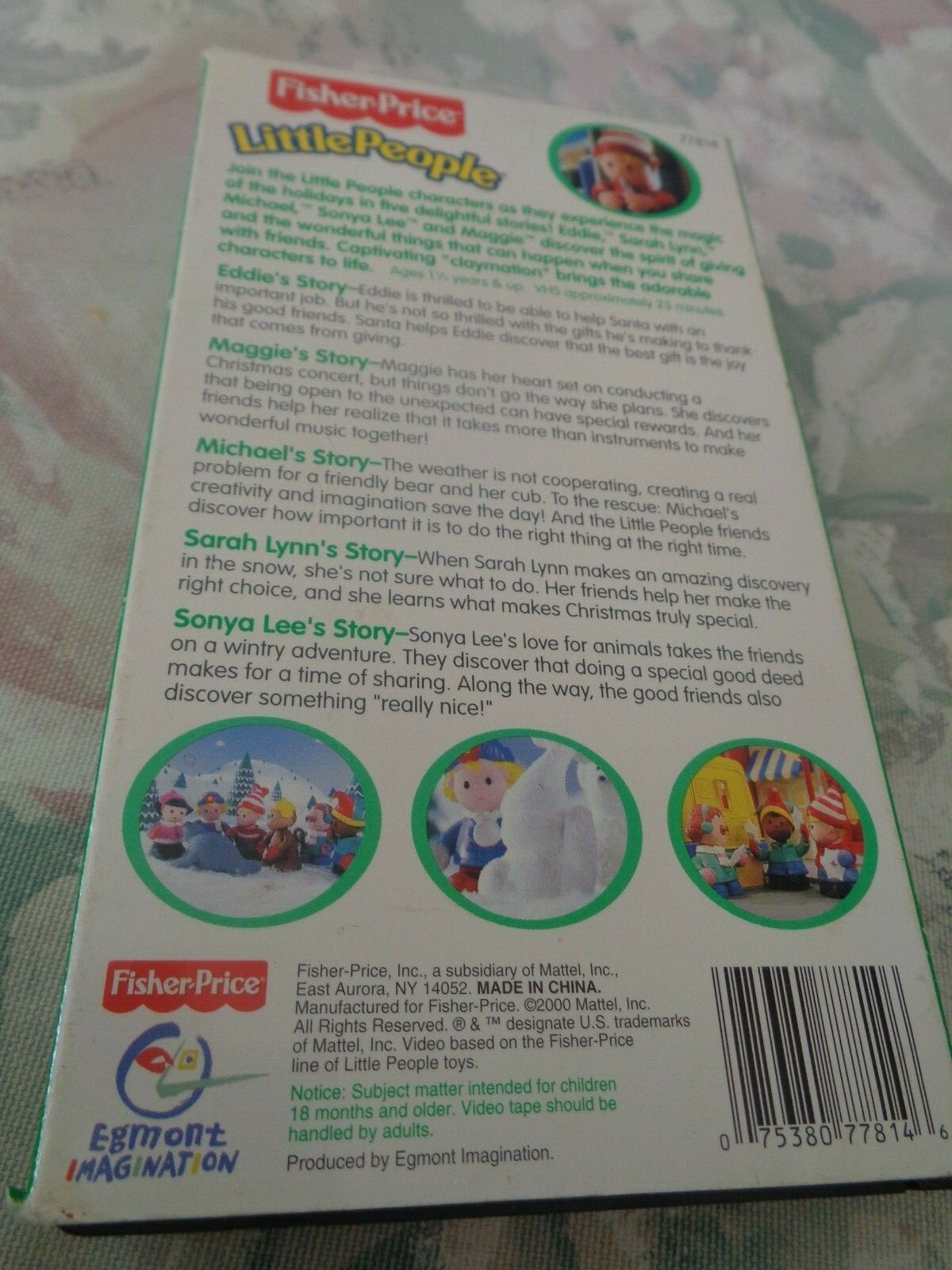 VHS TAPE - FISHER PRICE LITTLE PEOPLE - VOLUME 2 CHRISTMAS DISCOVERIES ...