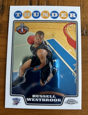 2008-09 Topps Chrome Basketball Russell Westbrook Rookie Card #184 | eBay