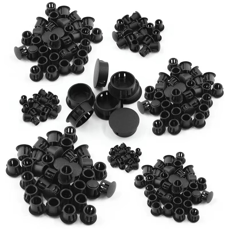 Plastic Hole Plug Snap-on Cover Hole Nylon Plugs Caps Hole Plugs Cover ...
