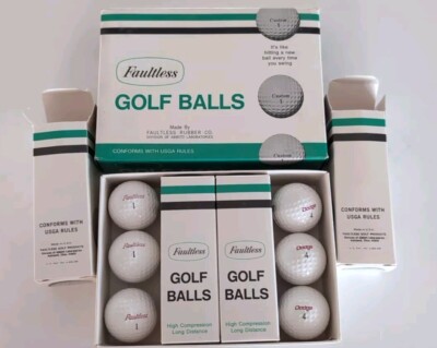 Vintage NEW NOS 12pk Faultless DODGE Golf Balls Dozen | eBay