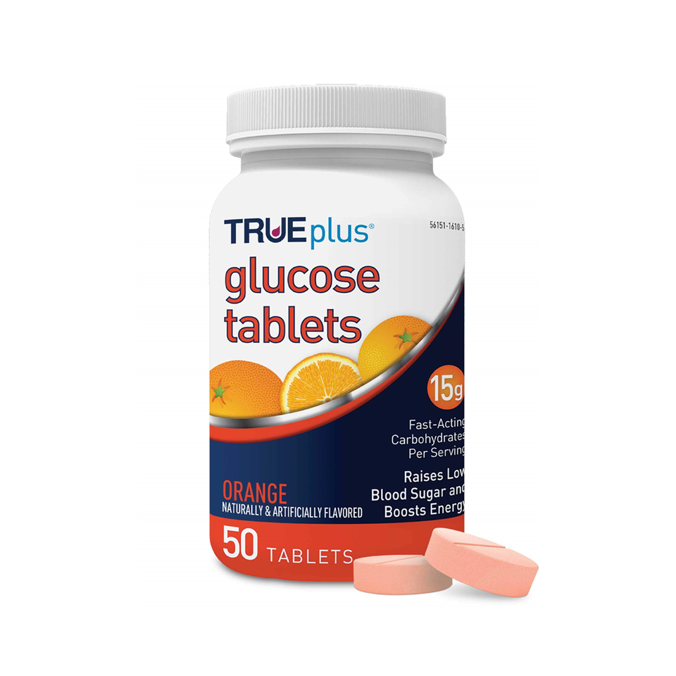 TRUEplus Glucose Tablets 15g Orange 50ct - 3 Pack | eBay