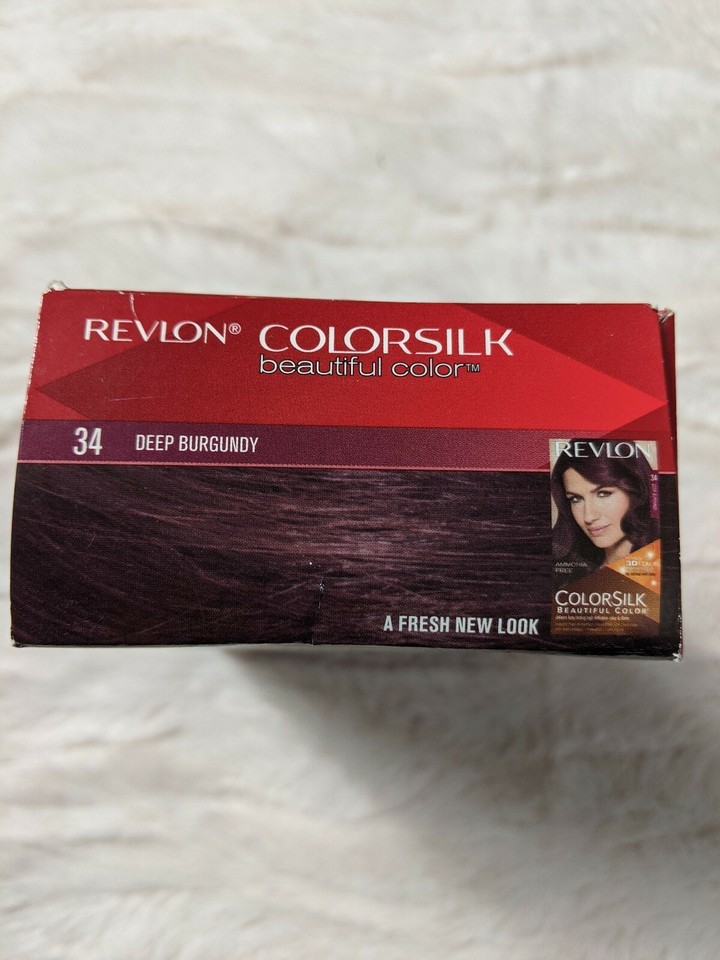 New Revlon Colorsilk Permanent Hair Dye Beautiful Color 34 Deep ...