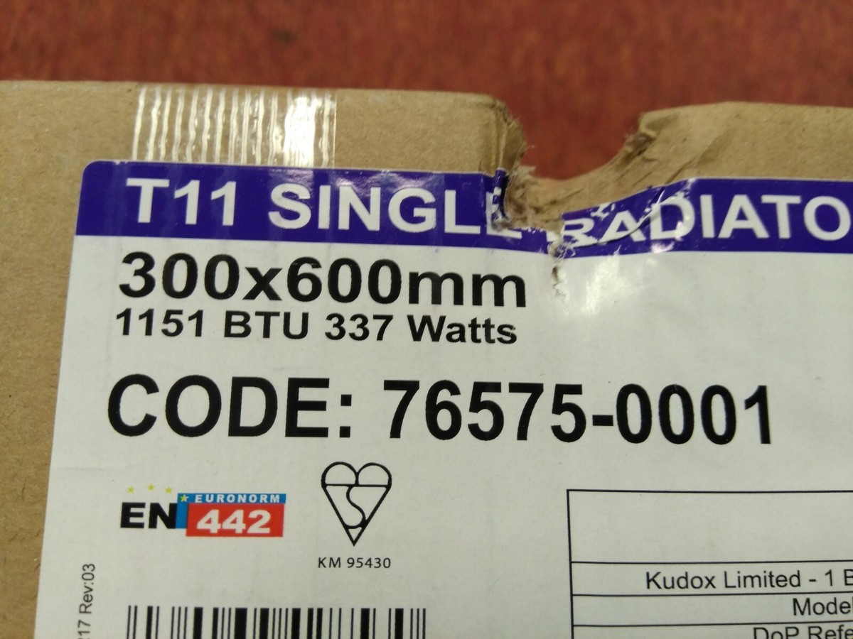 Quinn Barlo Compact 600 X 600mm Radiator Single Convector