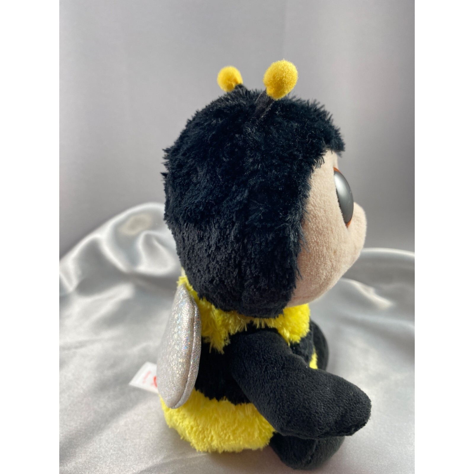Buzby TY Beanie Boos Bumble Bee 6 Inch 100% TY Silk Surface Sparkly ...