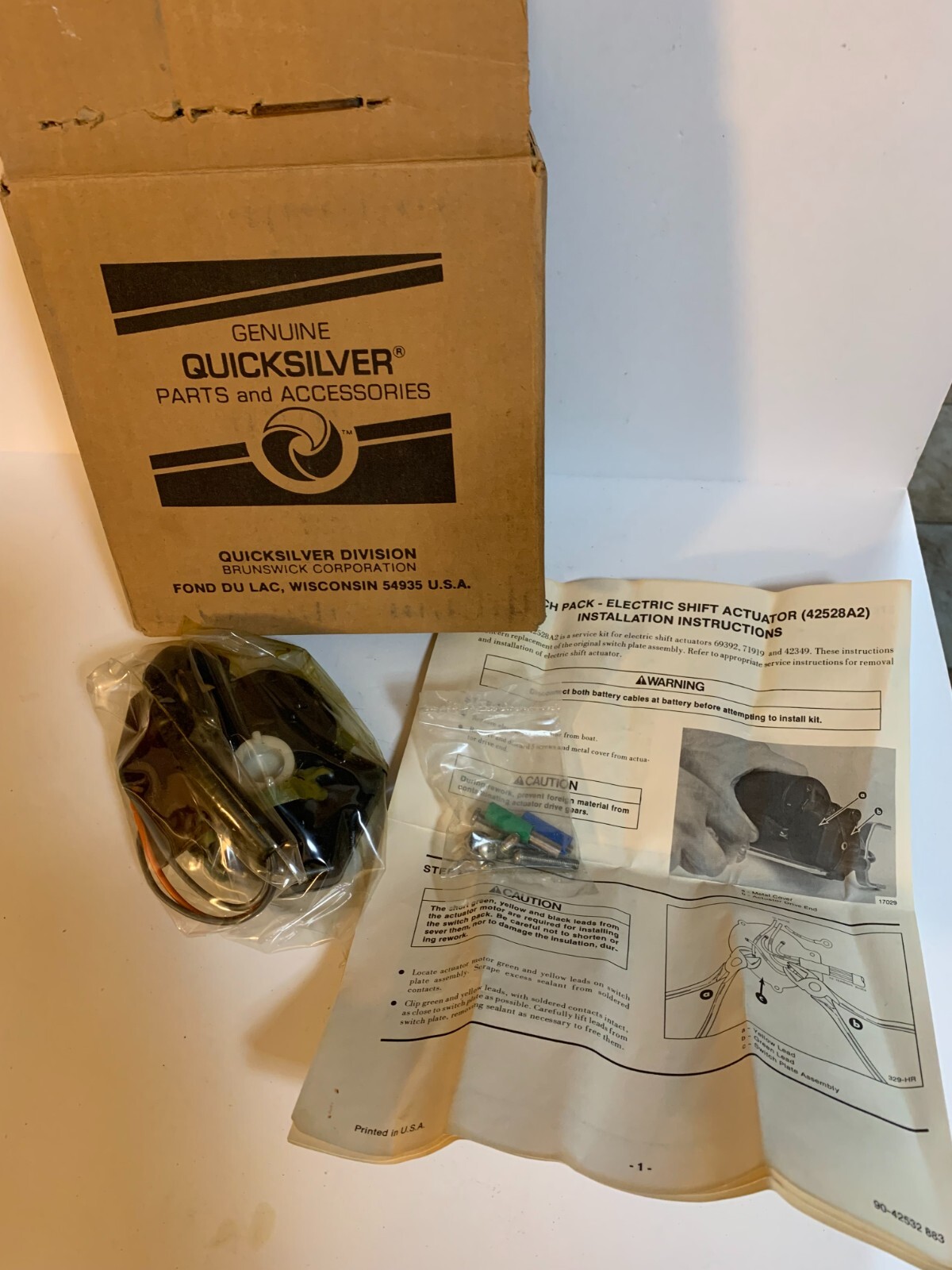 GENUINE NOS MERCRUISER SHIFT SWITCH 42528A2 | eBay