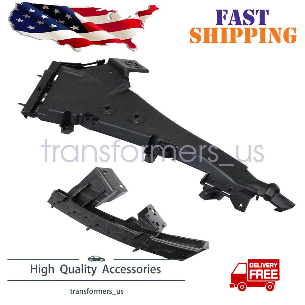 2x Front Bumper Brackets Guide Retainer Support LH For Audi Q7 3.0L 4 ...