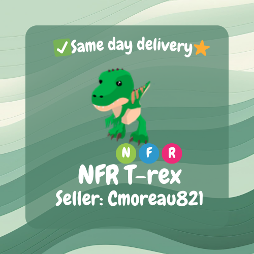 🦖 NFR T-rex | Same day delivery | Adopt your pet from me Today! ⭐📅 | eBay