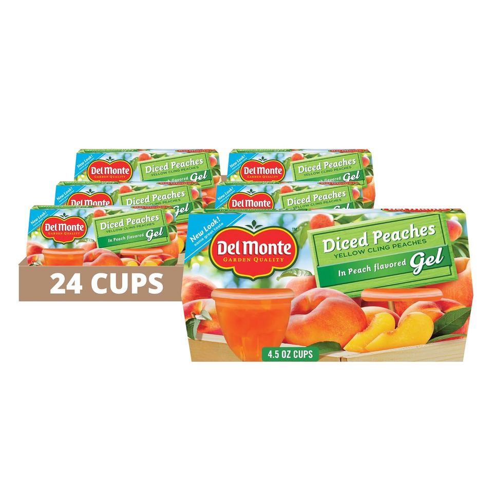 Del Monte Mandarin Orange Slices in Gel Pack of 24 Nutritious Healthy ...