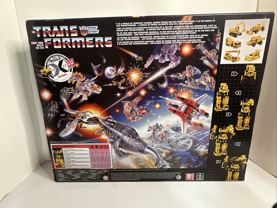 Transformers Tonka 2022 Collaborative Tonkanator Target Exclusive New ...