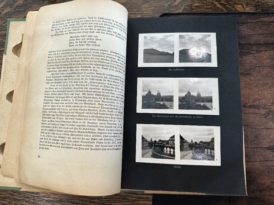 1938 Deutsche Gaue 184 Stereoview photos Album +Glasses~Nazi Germany | eBay