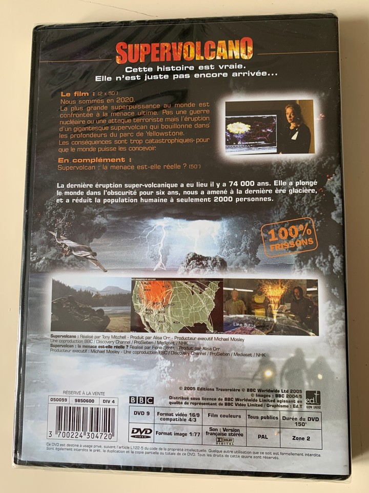 Supervolcano - L'apocalypse en temps réel/ DVD, NEUF SOUS BLISTER | eBay