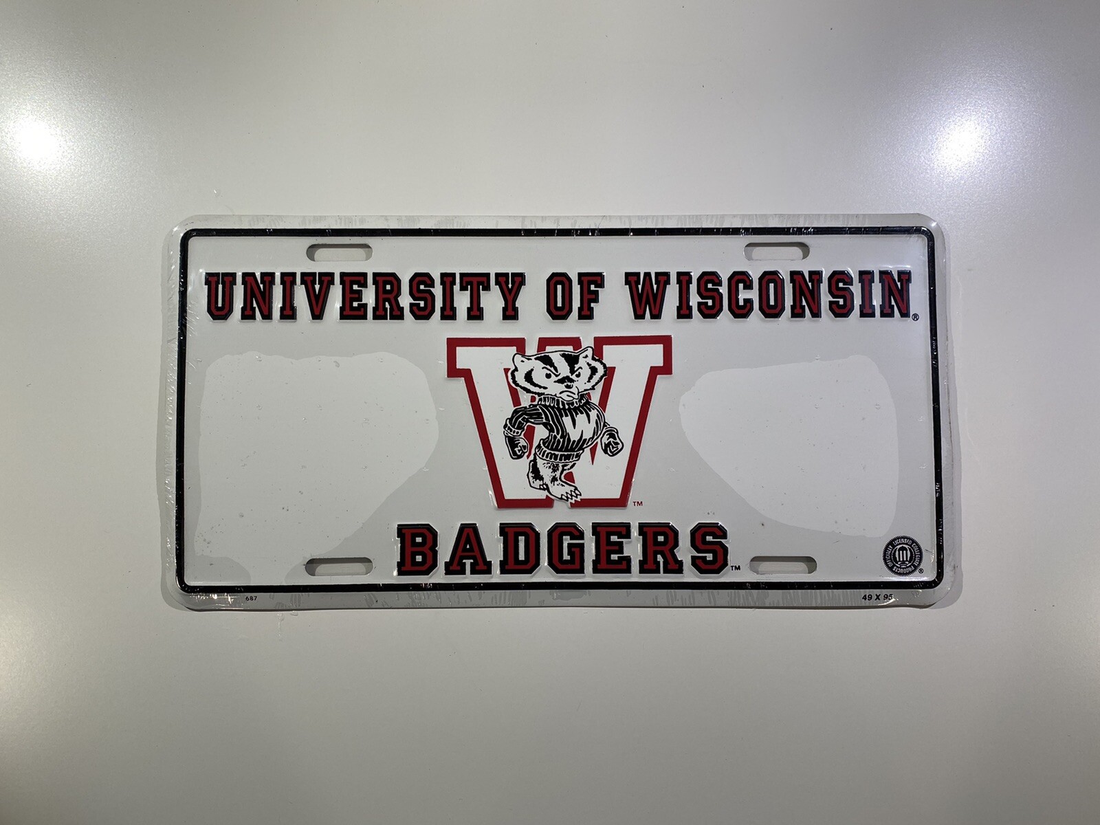Wisconsin Badgers Premium Metal Tag Aluminum Novelty License Plate ...