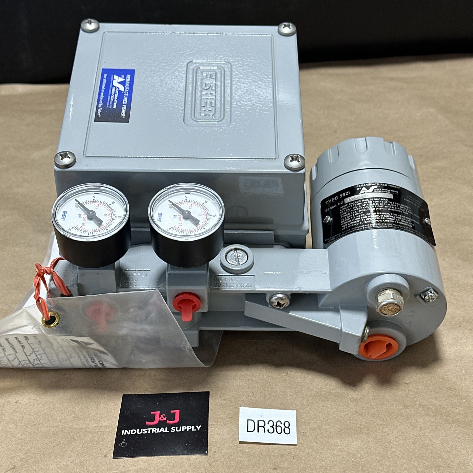 Fisher Controls 3582I-03 / MTG3582-A106F Electro-Pneumatic Valve ...