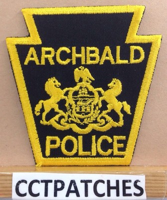 ARCHBALD, PENNSYLVANIA POLICE (KEYSTONE) SHOULDER PATCH PA | eBay