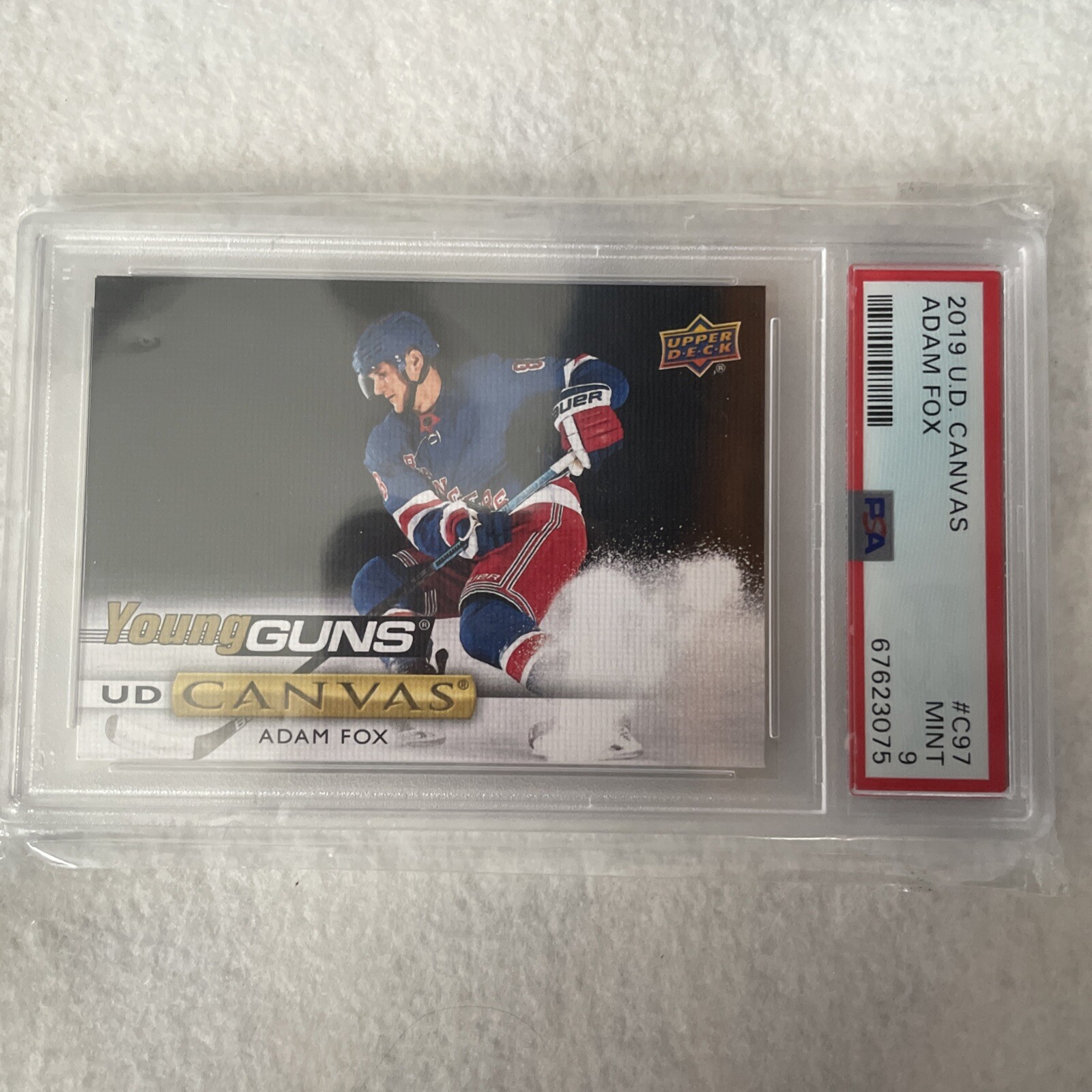 2019-20 Upper Deck - Ud Canvas Young Guns Adam Fox #C97 (RC) for sale online | eBay