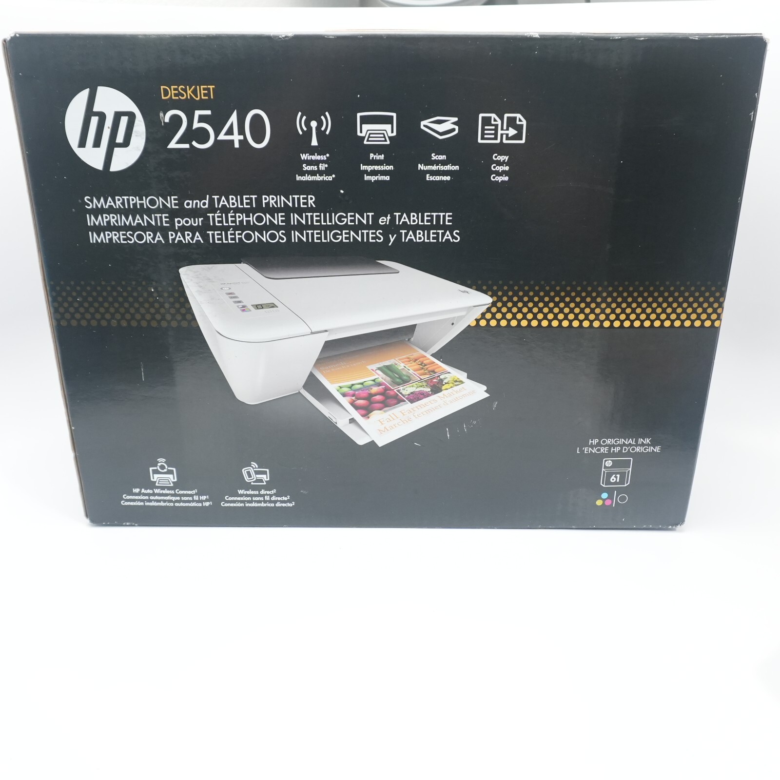 HP Deskjet 2540 All-In-One Inkjet Printer for sale online | eBay