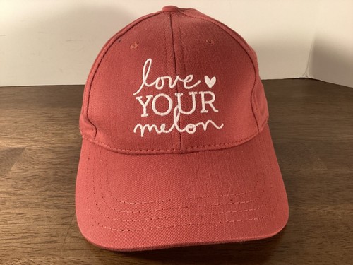LOVE YOUR MELON WATERMELON BASEBALL CAP HAT ADJUSTABLE MADE IN THE USA ...