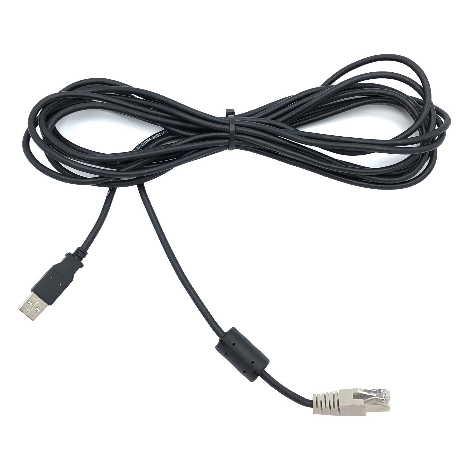 16Ft Cable USB to RJ45 for Motorola Symbol DS9808 DS6707 DS6700 DS6608 ...