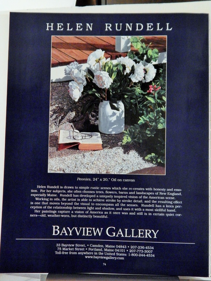 BARBARA APPLEGATE / HELEN RUNDELL ART PIECES ORIG VTG 2000 ...