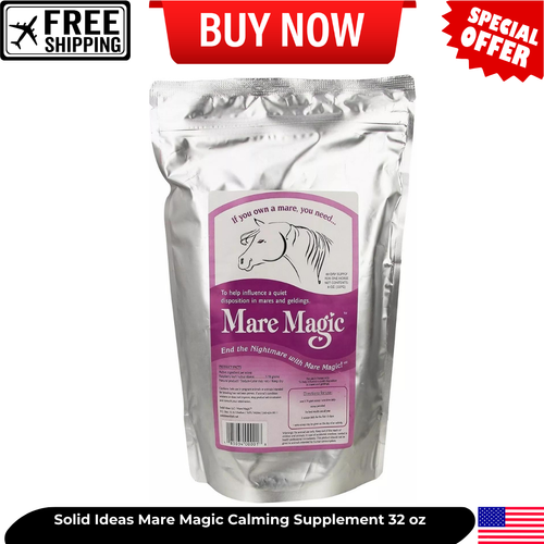 Solid Ideas Mare Magic Calming Supplement 32 oz | eBay
