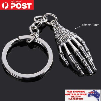 Creepy Skeleton Hand keychain Keyring Accessories Jewellery Unisex Gift ...