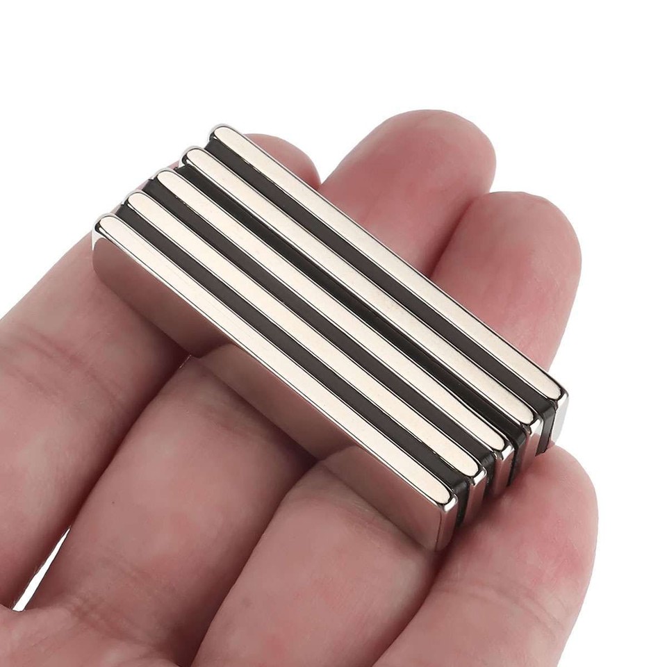 5 10 20 N52 Strong Neodymium Magnets Rare Earth Lifting Magnets 50 x 10 ...