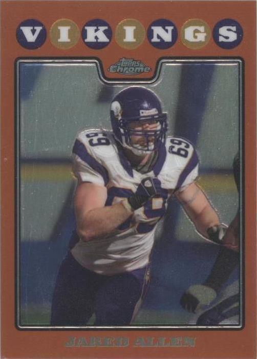 2008 Topps Chrome - Jared Allen #TC109 Copper Refractor /425 for sale ...
