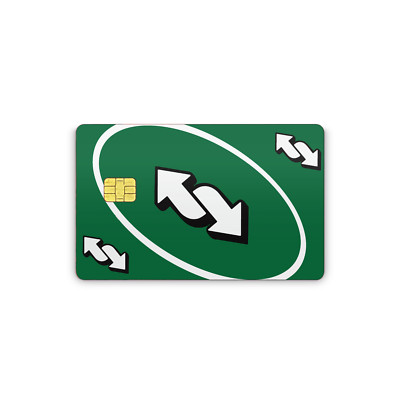 Credit Card Skin Sticker Vinyl Decal Uno Reverse | eBay