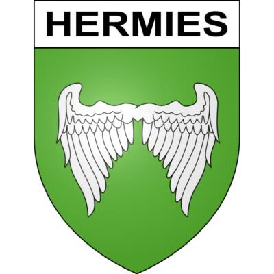 Hermies 62 ville sticker blason écusson autocollant adhésif | eBay