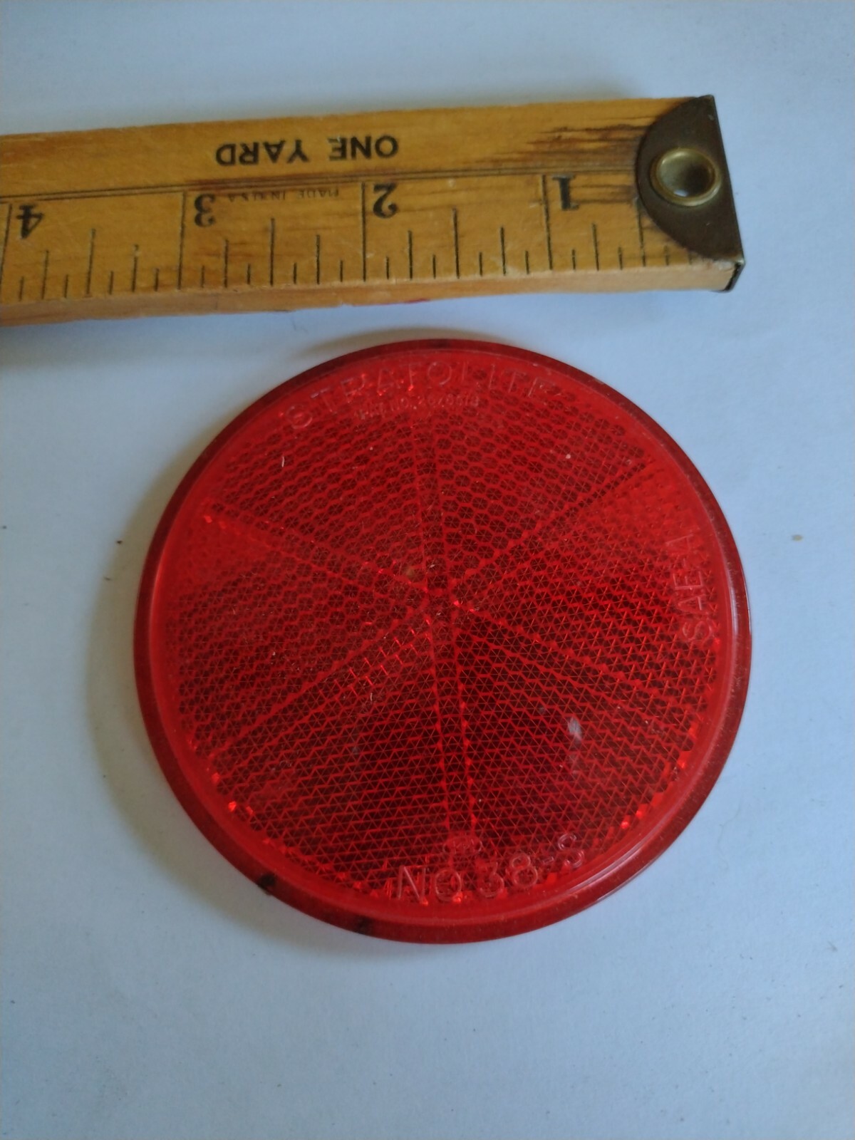 Stratolite 2676518, No. 38-S Reflector Peel & Stick NOS Approx. 3 1/4 ...