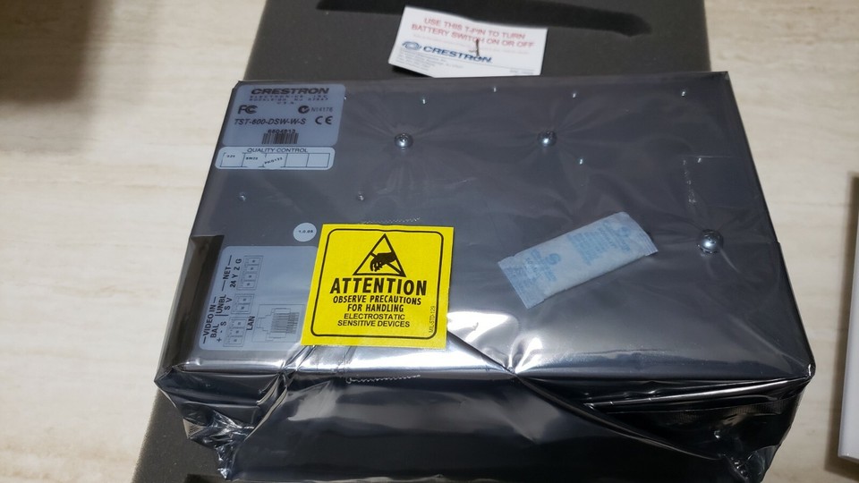Crestron TST-600-DSW-W-S Wall Dock for TST-600 & TST-602 | eBay