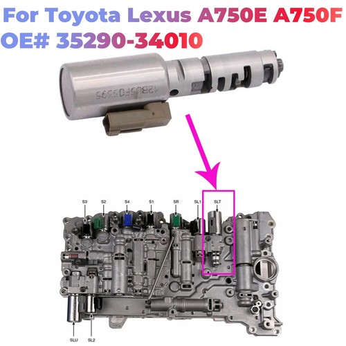 Transmission SLT Pressure Control Solenoid A750E For Toyota Lexus 35290 ...