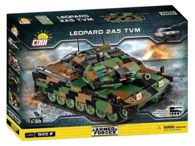 COBI TOYS Leopard 2A5 TVM German Prototype Tank Model Building Block ...