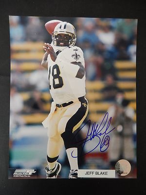 Jeff Blake Autographed 8" X 10" Photograph | eBay