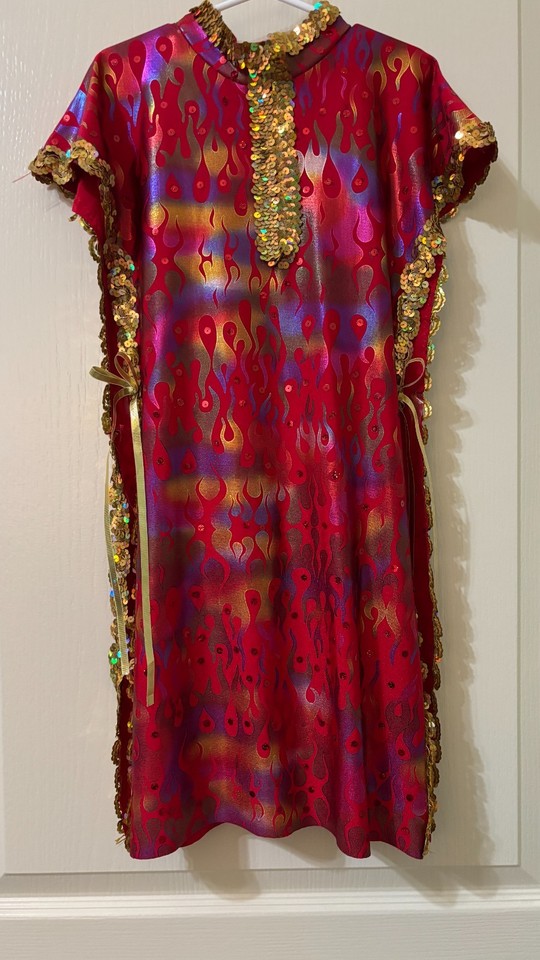 Cicci 2 PC Red Sequin Unitard Costume Dance Red/ Adult/small 2 | eBay