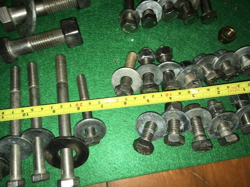 Hex Bolt Lot (62) F593-G316 S30400 F593C F593D 651 S31600 washers and ...