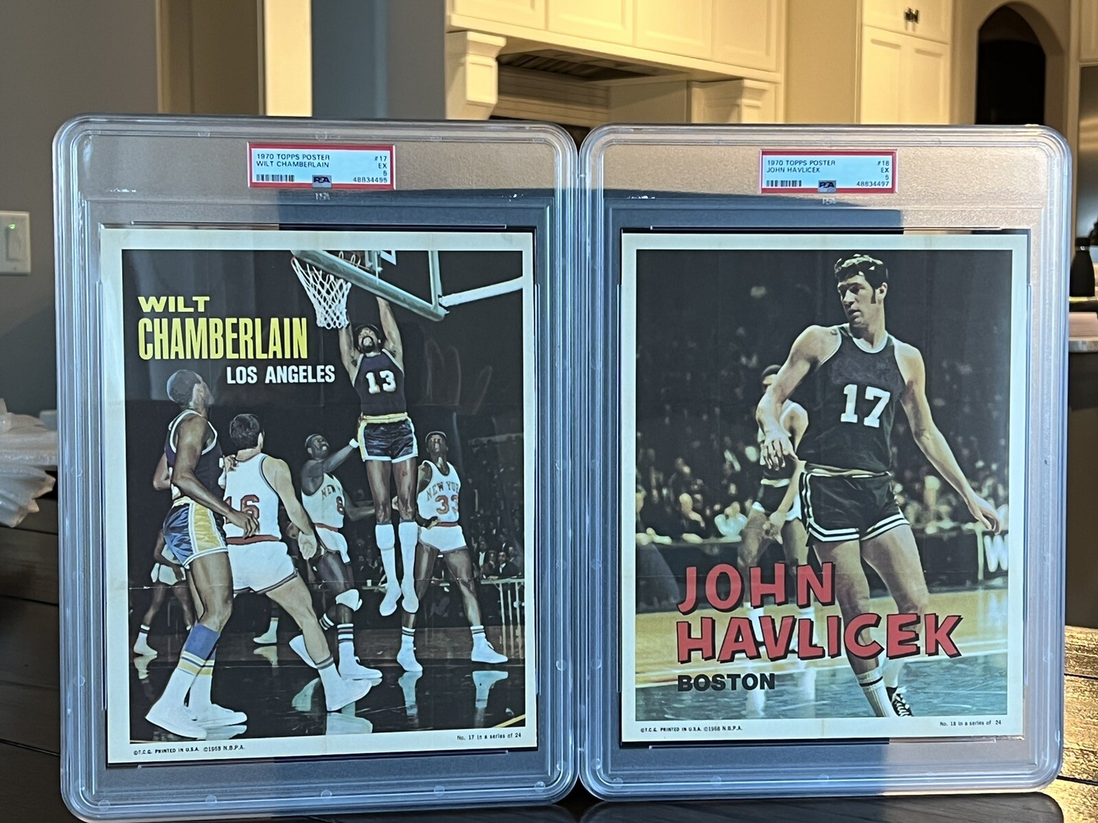 1970 Topps Basketball Poster Complete Set PSA Set Registry Ultra Rare ...