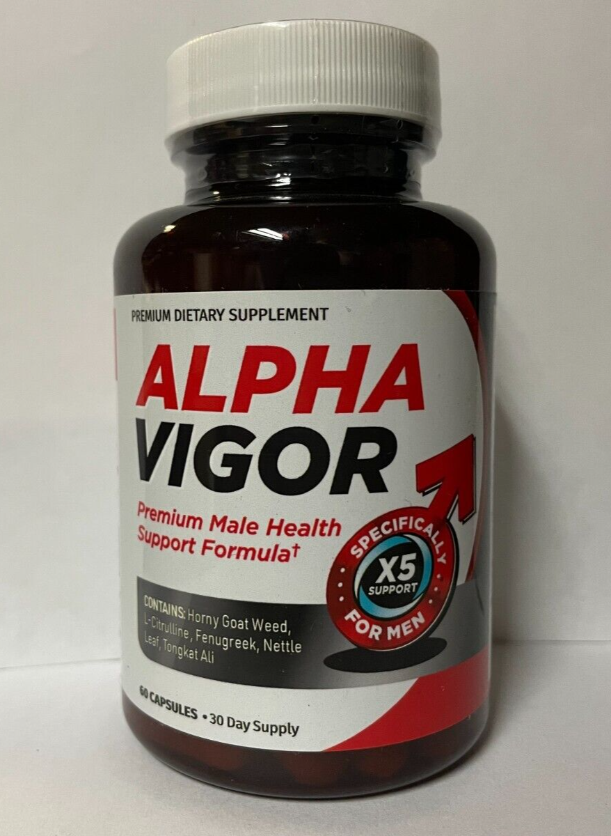 Alpha Vigor Premium Male Health Support Formula 60 Cap | eBay