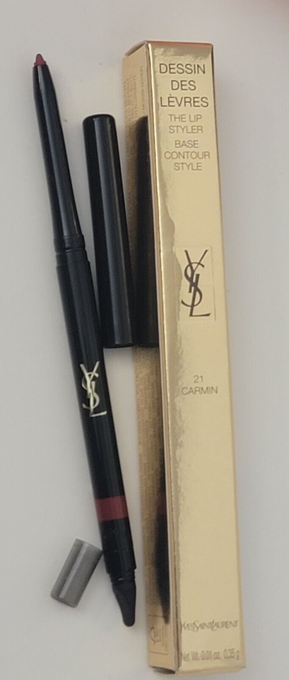 Yves Saint Laurent YSL The Lip Styler Base Contour Style 0.01 oz CARMIN ...
